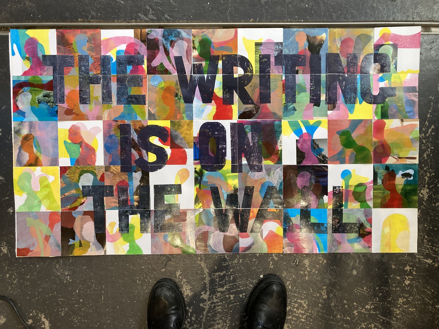 The writing is on the wall - Sheena Mathieson Art